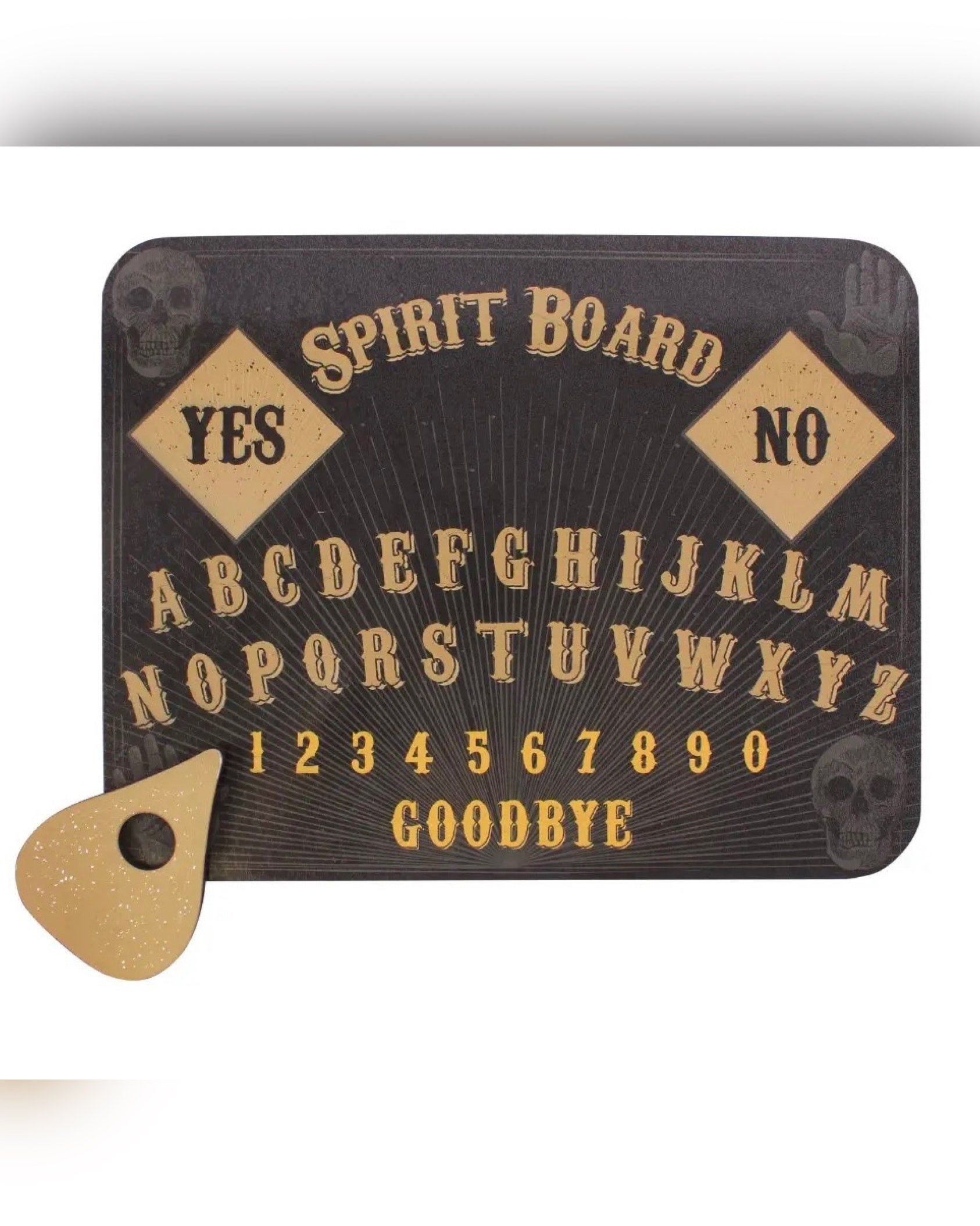 Skull Print Ouija Spirit Board | The Groovy Witch